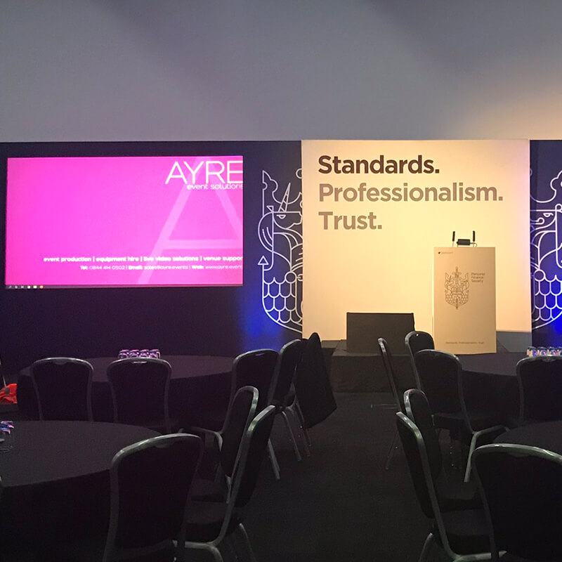 White Box Lectern Hire - Ayre Event Solutions